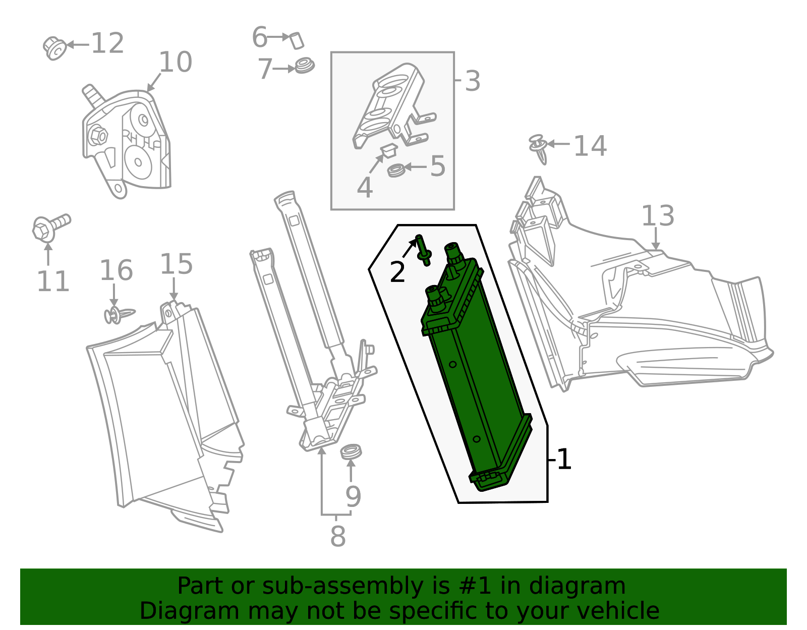 2020-2025 Cadillac Charge Air Cooler 84577608 | Chevy OEM Parts