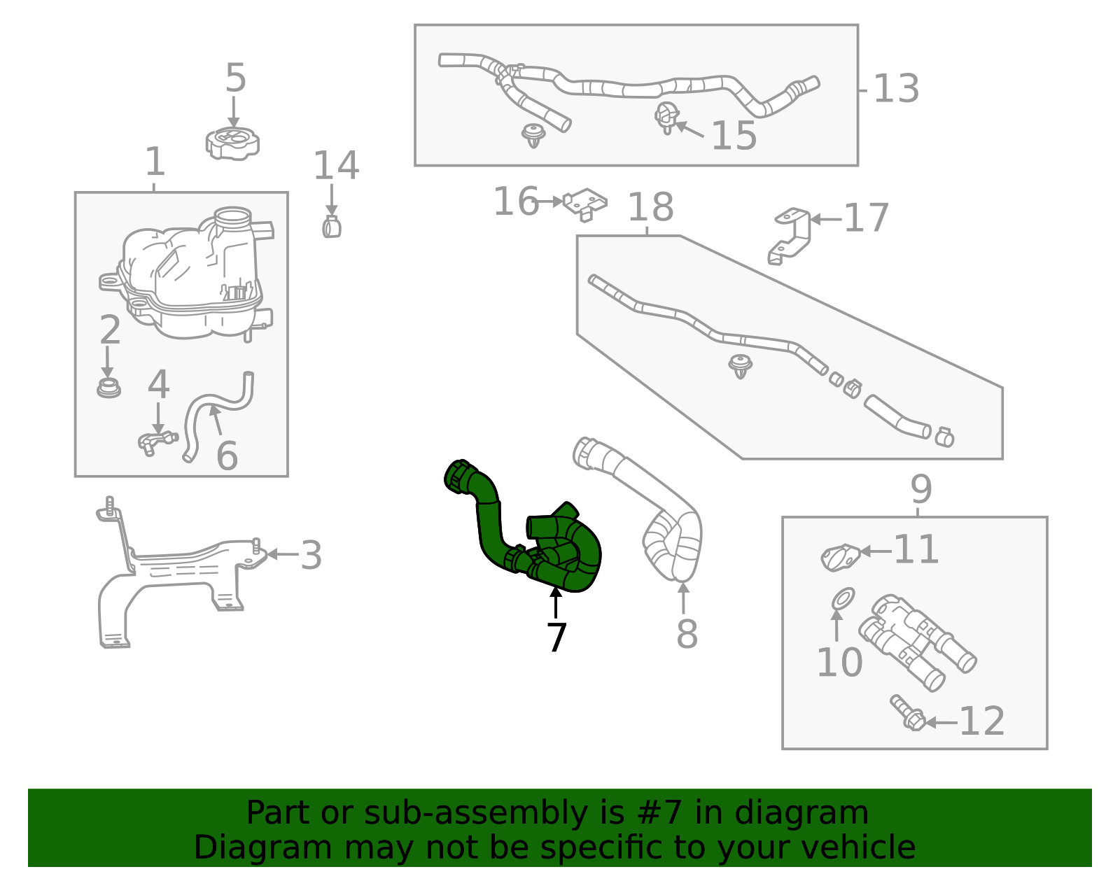 2022-2025 Cadillac CT4 Heater Hose 84842062 | Capital Chevy Parts