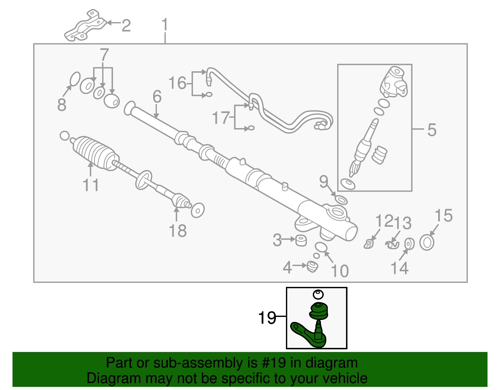 1987-2017 Mitsubishi Outer Tie Rod 48564W020P | OEM Parts Online