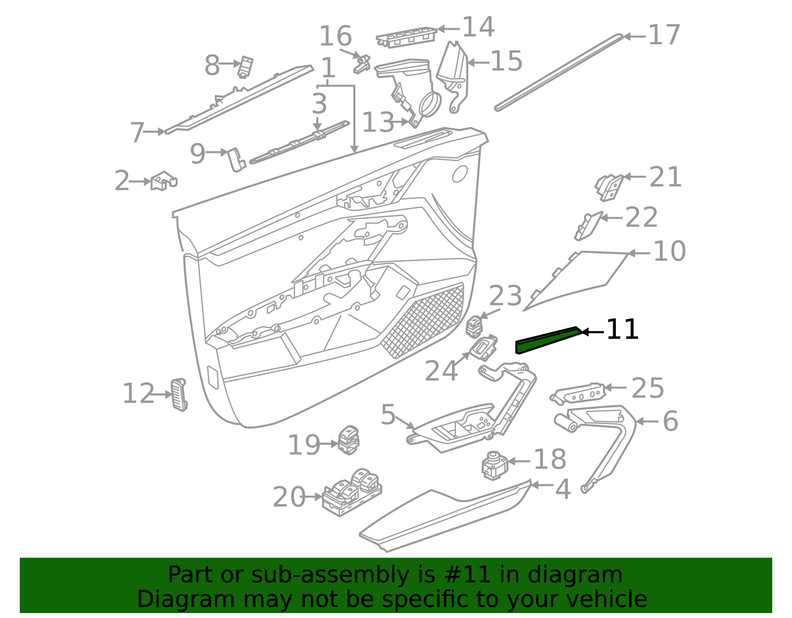 8Y0-035-290-3Q7 - Audi Ornament Performance Auto Parts