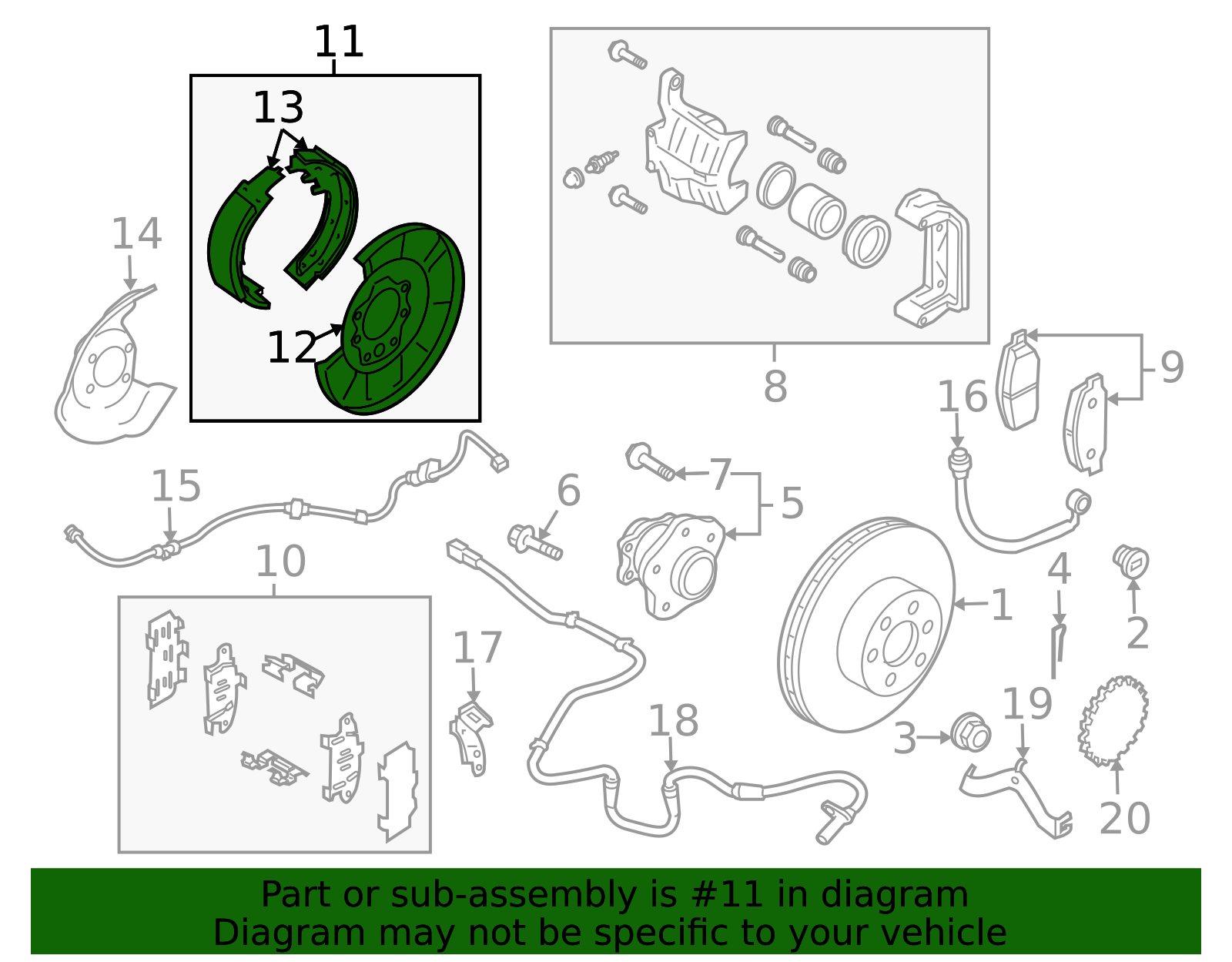 44010-5TA5A - Parking Brake 2016-2023 Nissan | Nissan Wholesale Direct