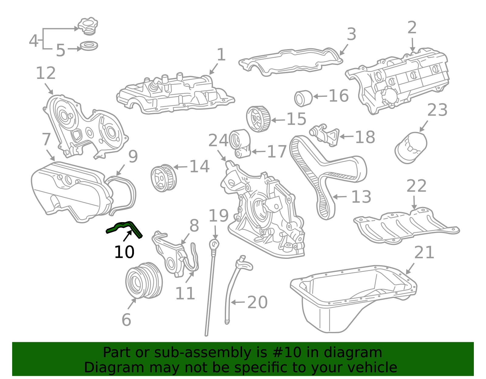1994-2010 Toyota Gasket 11319-20010 | MotorMotor