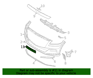 2021-2024 Genesis GV80 License Bracket 86519-T6010 | OEM Parts Online