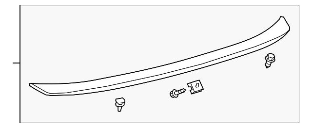 2021-2025 Toyota Corolla Rear Spoiler 76085-02904 | Toyota Parts Center