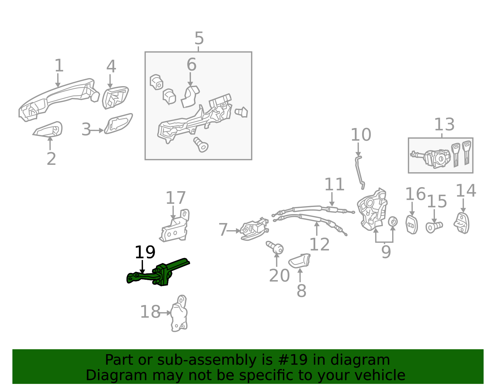 2011-2014 Lexus CT200h Door Check 68620-76010 | OEM Parts Online