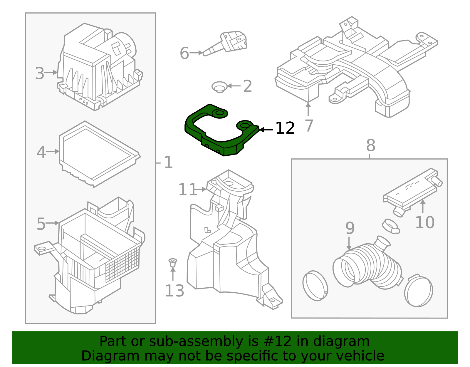 16588-6LY0A - 2024-2025 Nissan Sentra - Lower Resonator Bracket ...