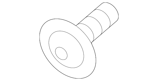 Genuine OEM Radiator Support Air Deflector Screw Part# LR033401 Fits ...