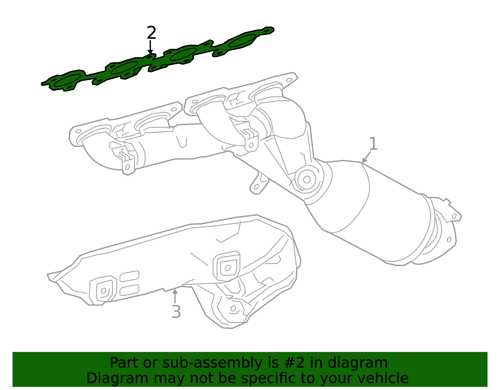 2008-2025 Lexus Manifold Gasket 17173-38050 | OEM Parts Online