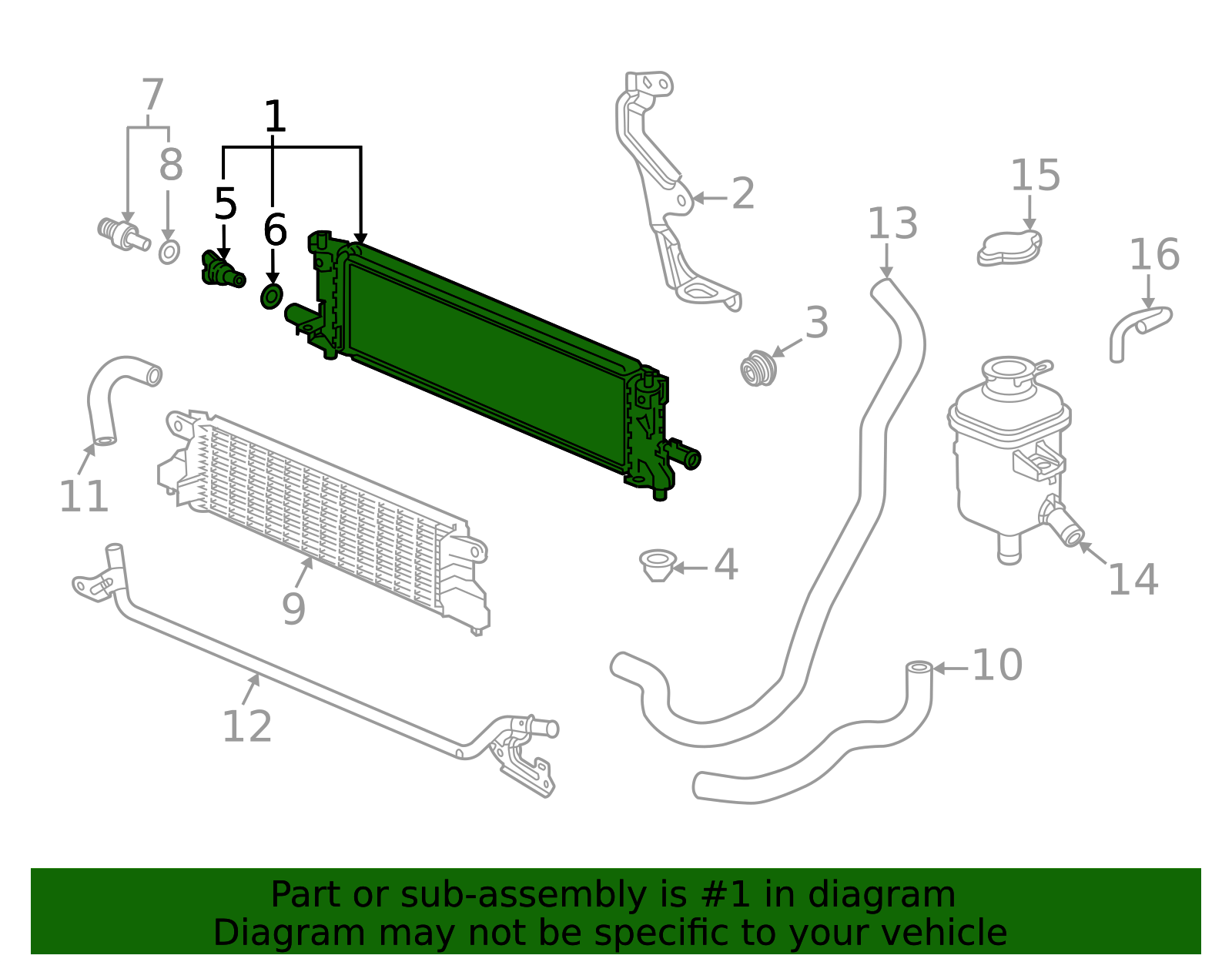 1J010-5RD-J01 - 2020-2022 Honda CR-V - Radiator | Honda Car Parts Direct