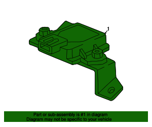 39965-TF0-A01 - 2009-2013 Honda Fit - Sensor Assembly Yaw & G | Genuine ...