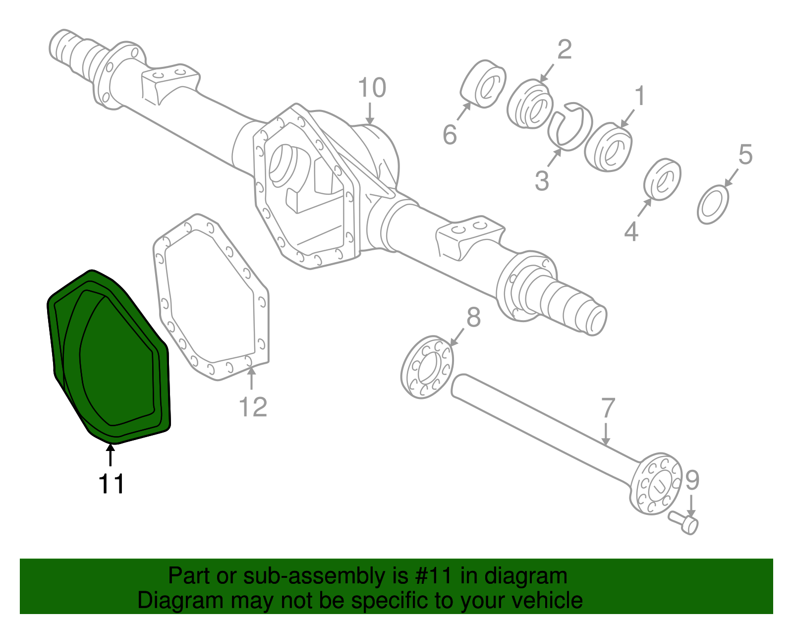 1988-2021 GM Rear Axle Housing Cover 22891940 | Capital Chevy Parts