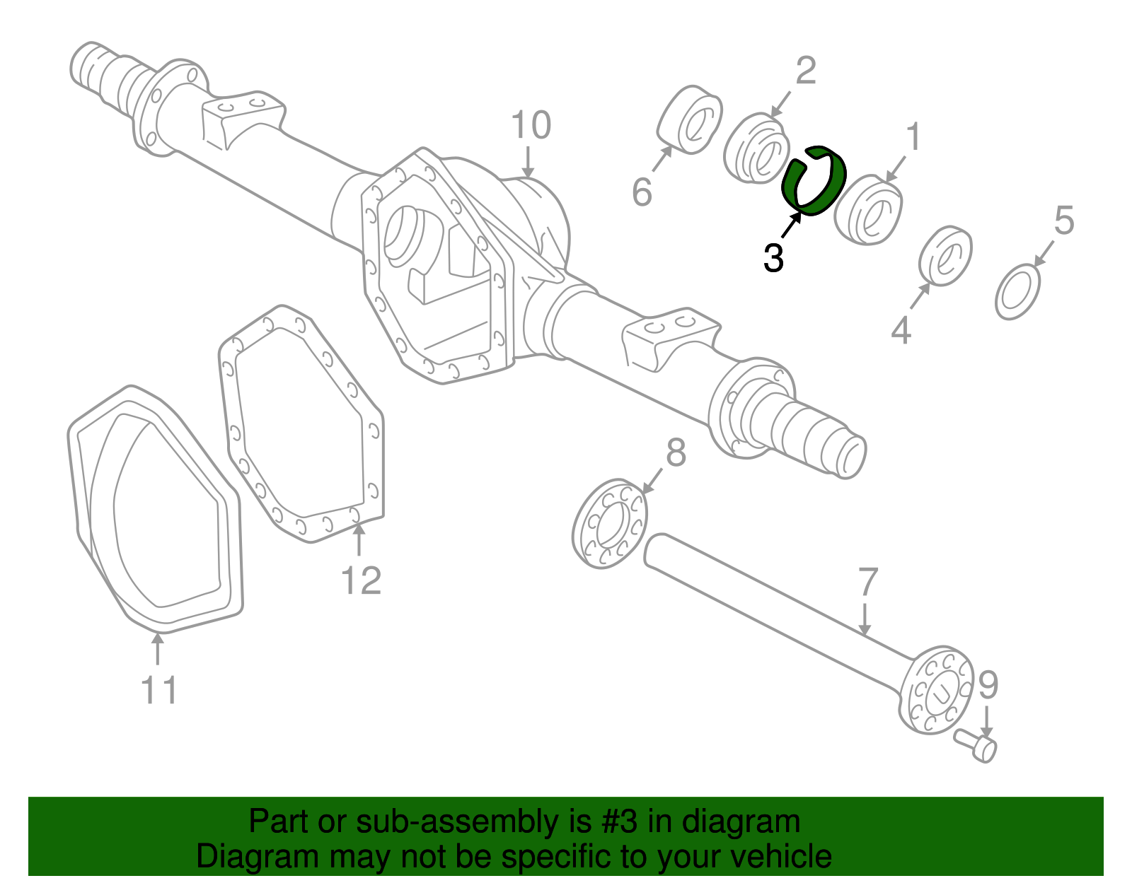 15702309 - Rear Wheel Bearing Retainer 1984-2014 GM | Chevrolet Parts ...