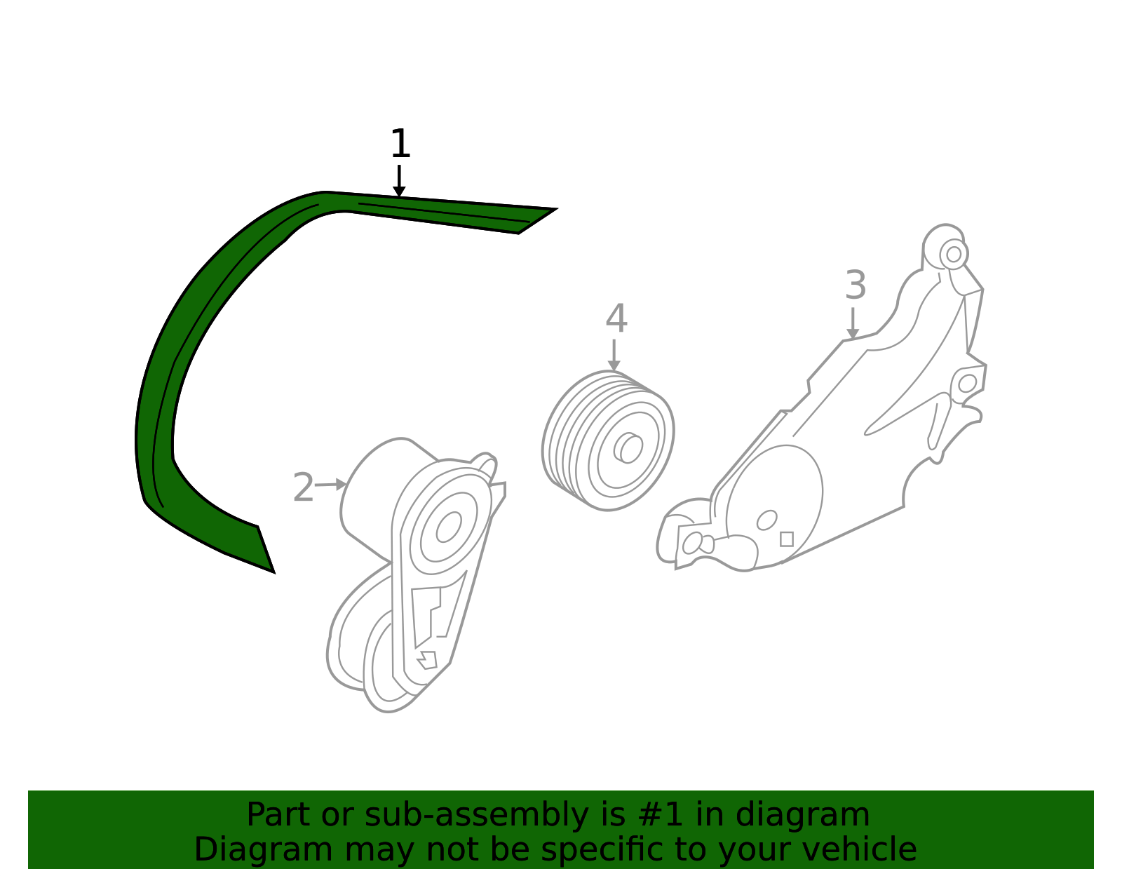 2007-2009 Nissan 350Z Serpentine Belt 11720-JK20A | My Nissan Part
