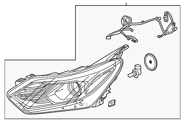2018-2021 Chevrolet Equinox Headlamp 86541960 GM | GMPartsDirect.com
