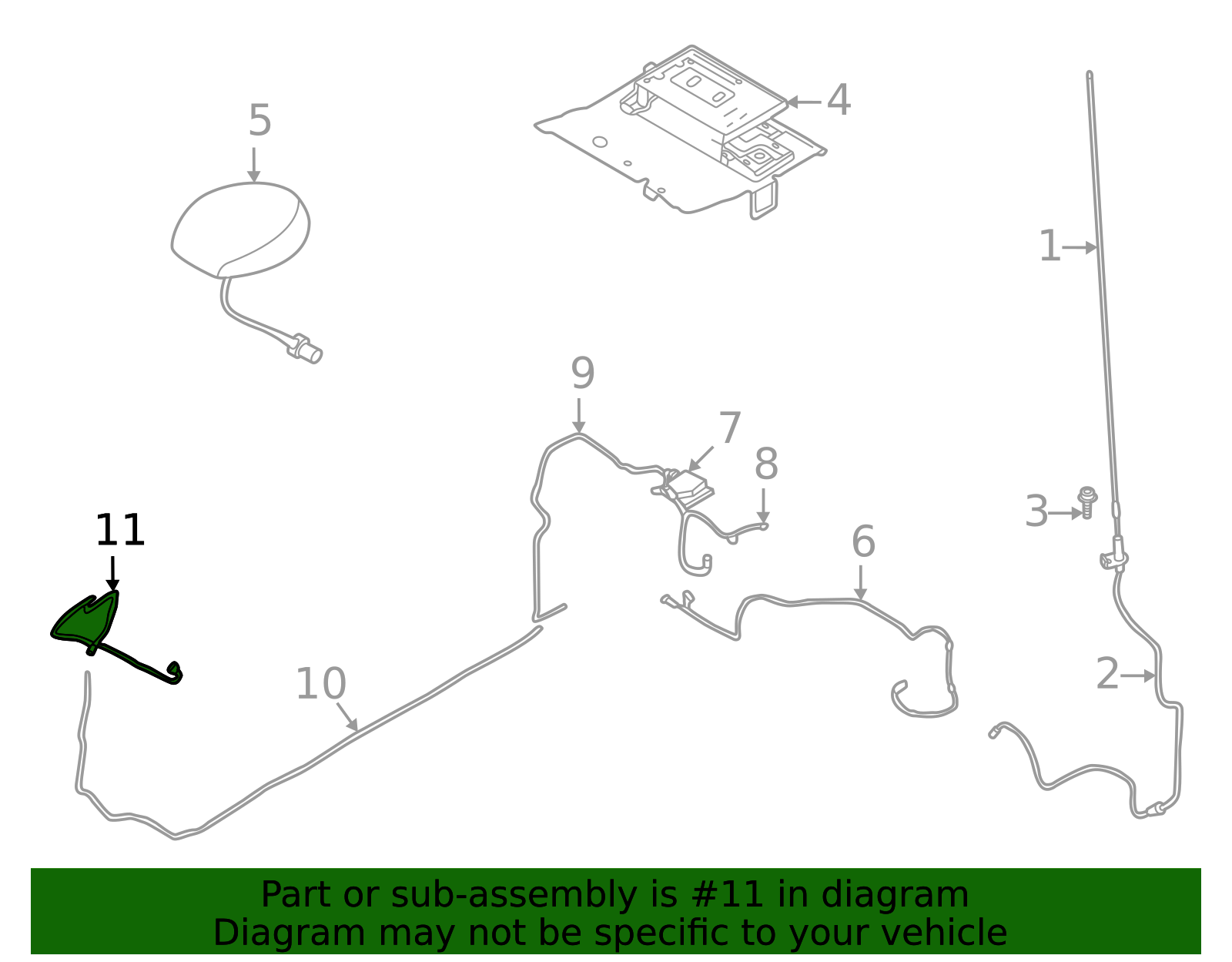 2021-2025 Ford Bronco | Rear Extension | M2DZ-19A397-C | Walls' Ford Parts