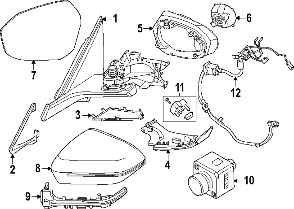 51-16-5-A76-0E8 - Mirror Cover | BMWPartsHub