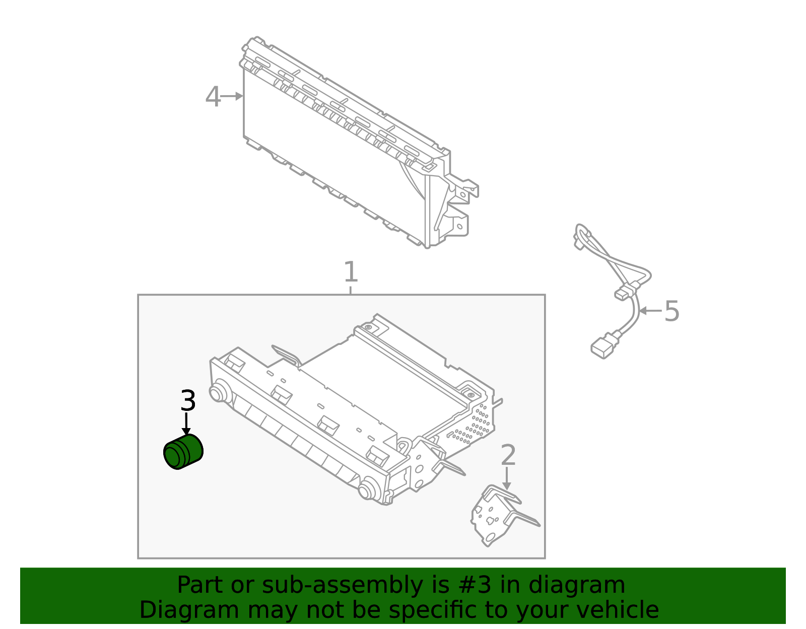 2020 Kia Cadenza Knob 96173-F6010 | Kia OEM Parts Outlet