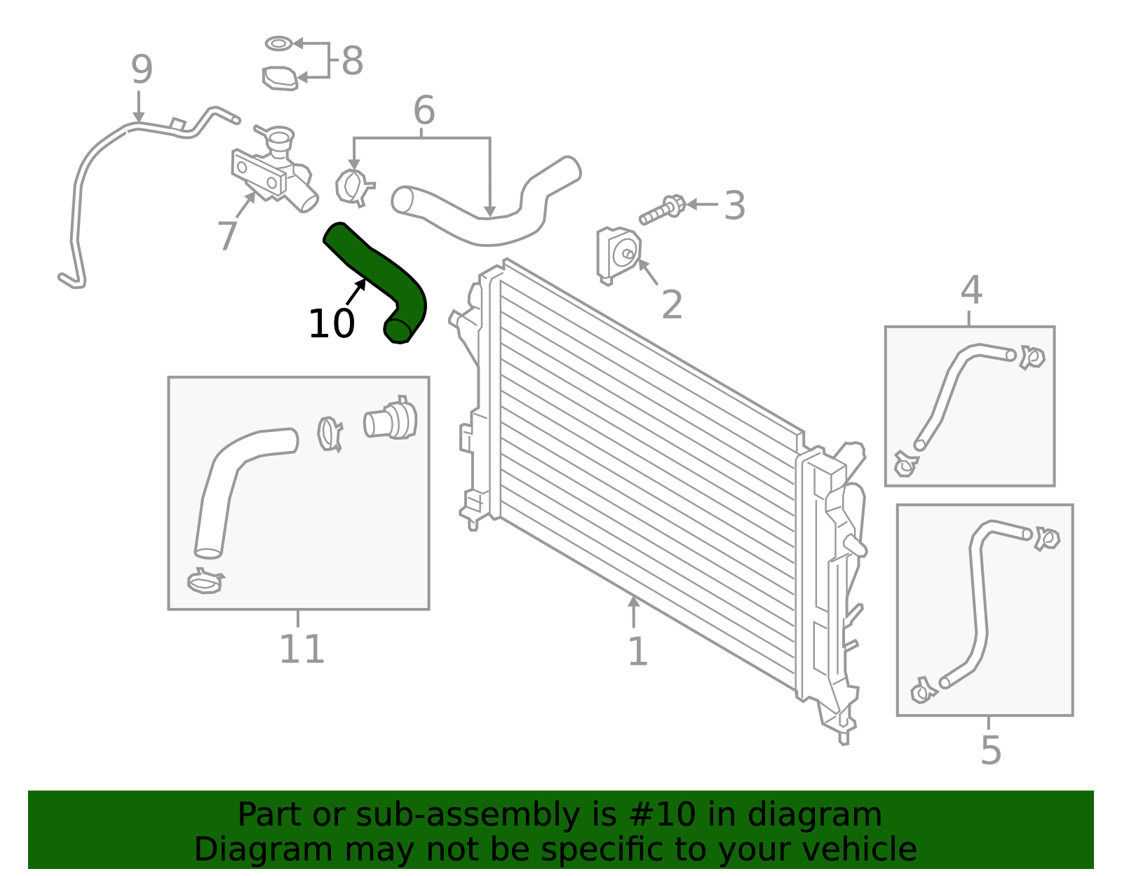 Radiator Hose 25411-J9200 - Dependable OEM Engine Cooling | AutoNation ...