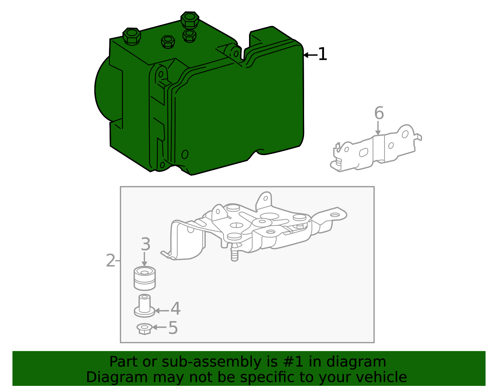 44050-AN011 - Actuator Assembly - 2024-2025 Toyota Tundra | OEM Genuine ...