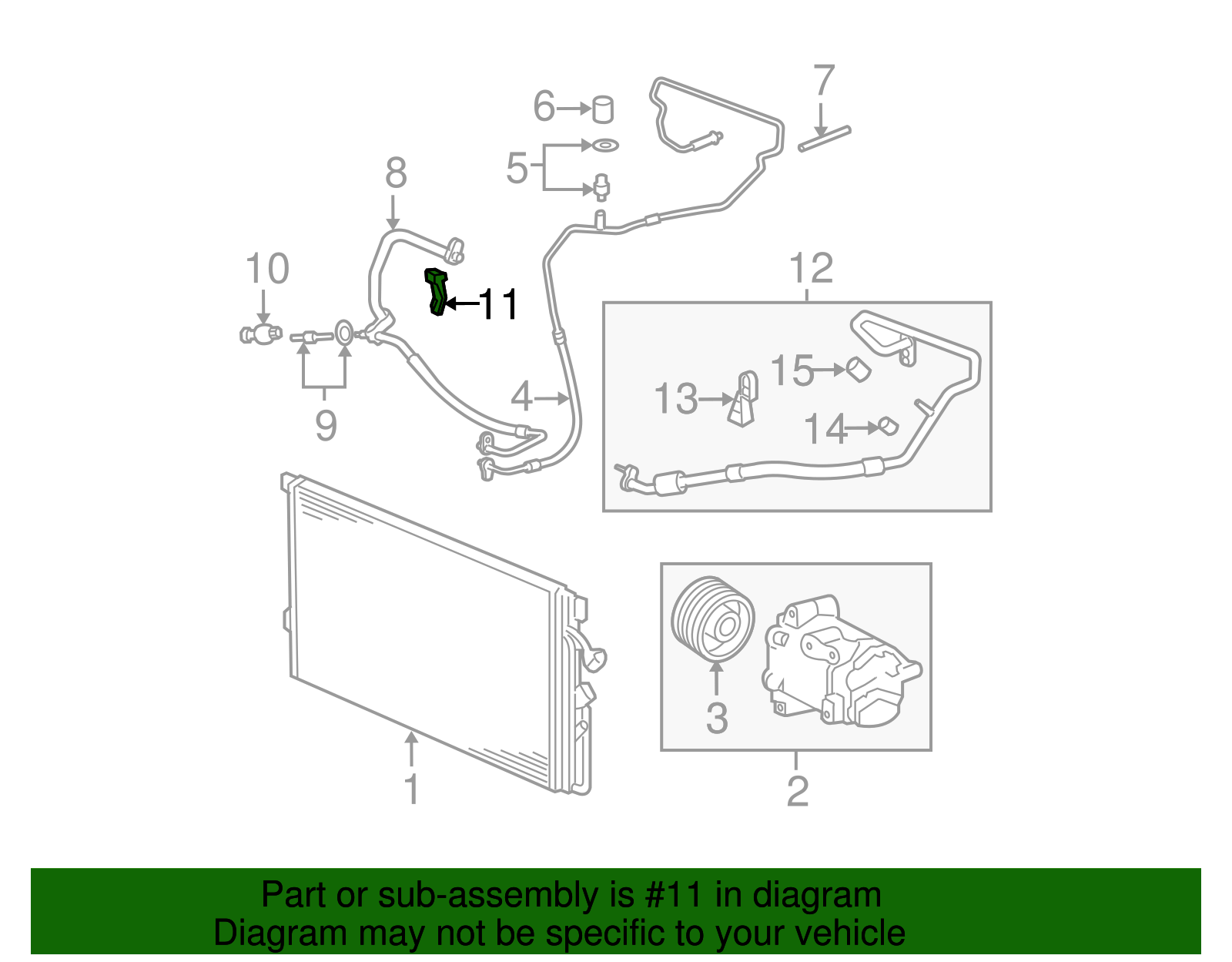 2008-2010 Chevrolet HHR Air Conditioning Evaporator Thermal Expansion ...