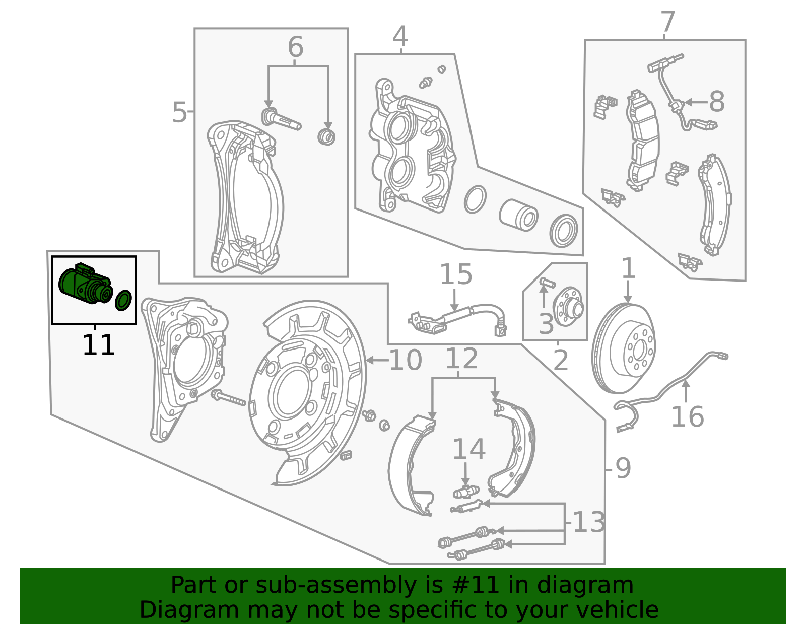 85117204 - 2020-2025 GM - Rear Parking Brake Actuator | Partners Chevy