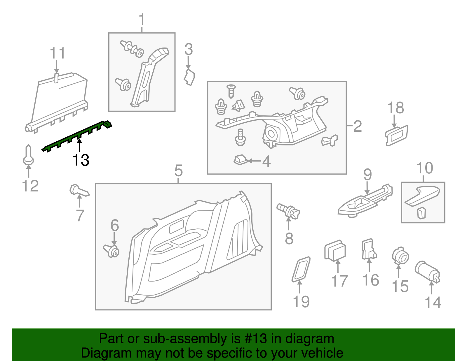 84620-TK8-A03ZB - Side Trim Panel | Honda Car Parts Direct