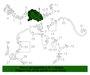 059-131-515-FA - Cooler Assembly 2009-2012 Volkswagen Touareg ...
