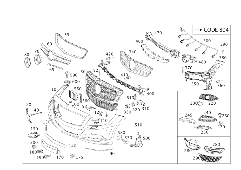 2006-2020 Mercedes-Benz Radar Sensor 000-905-49-07-64 | MB OEM Parts