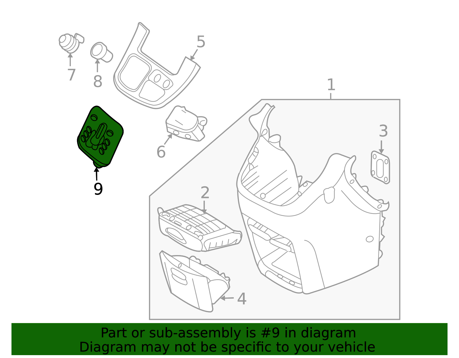 2007-2008 Hyundai Entourage Shift Indicator 46750-4D100 | HyundaiParts ...