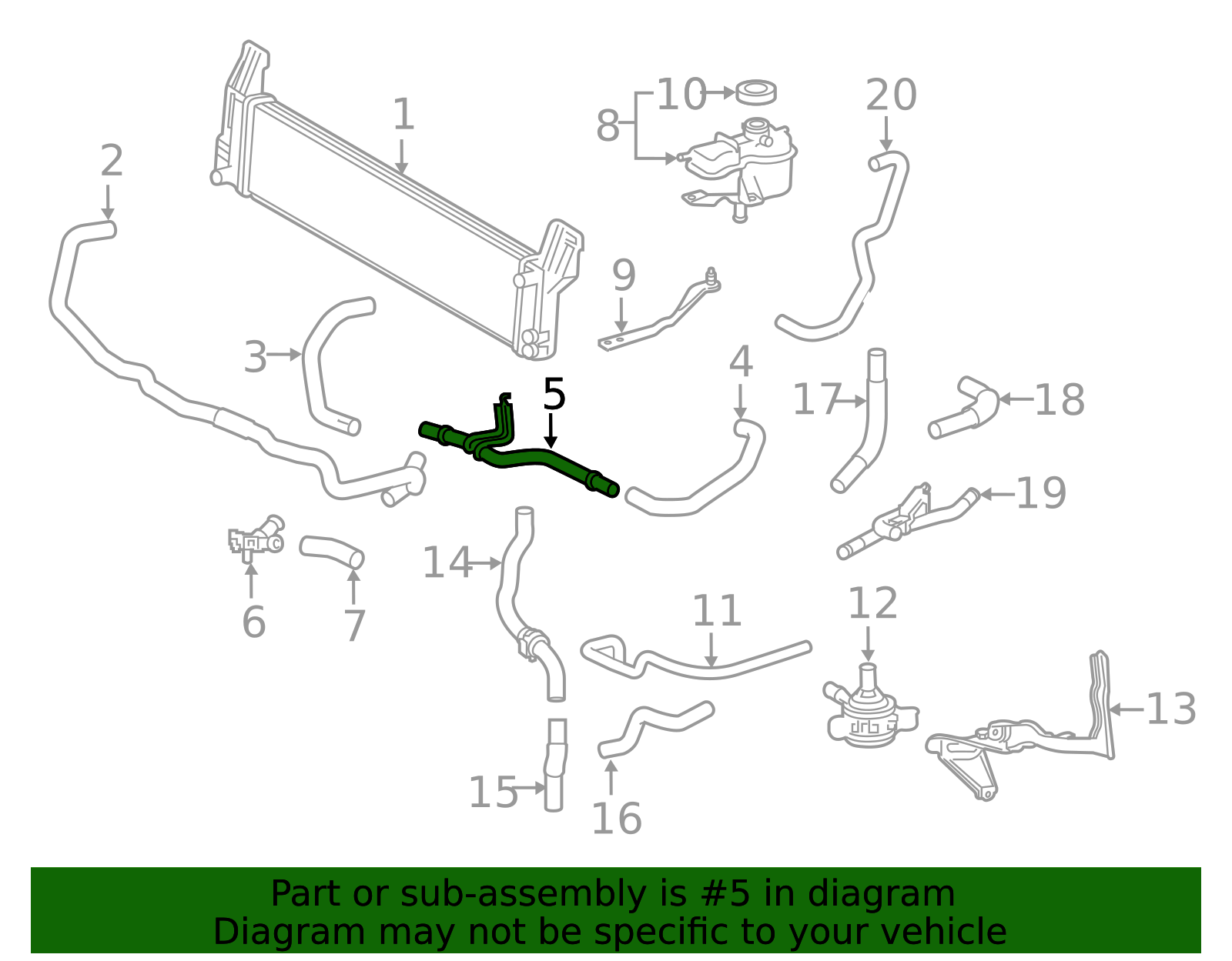 G91A1-0E010 - High-Quality Drive Motor Inverter Coolant Line for 2016 ...