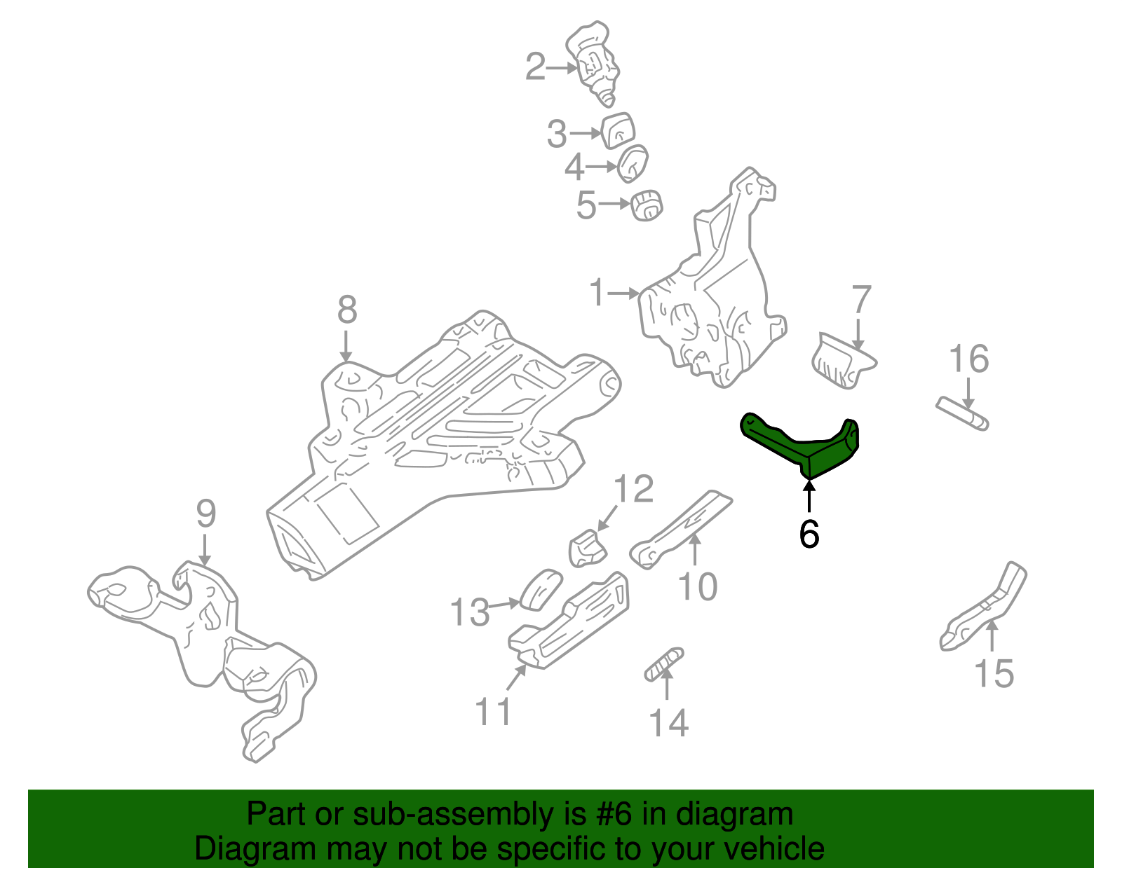 1995-2025 Ford | Release Lever | F5TZ-3D544-A | Walls' Ford Parts