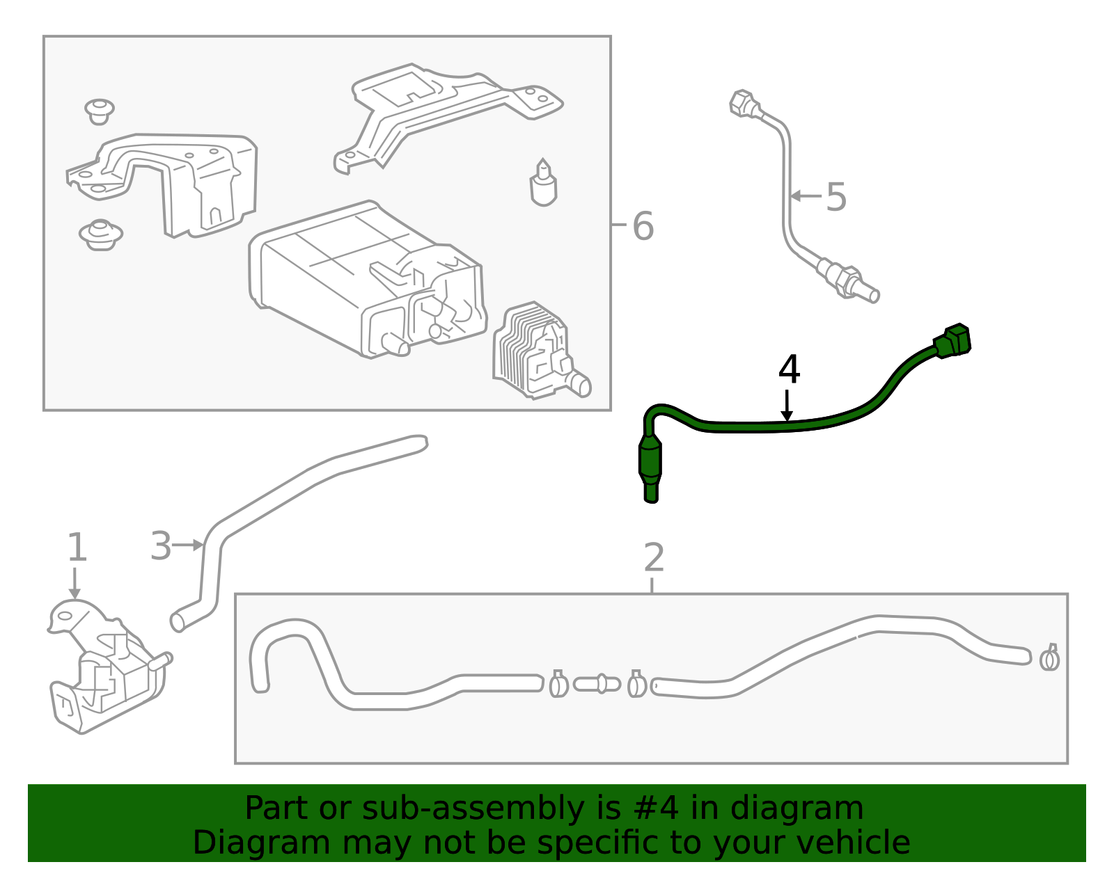 Genuine Toyota Oxygen Sensor part# 89467-0E190 for 2014-2018 Toyota ...