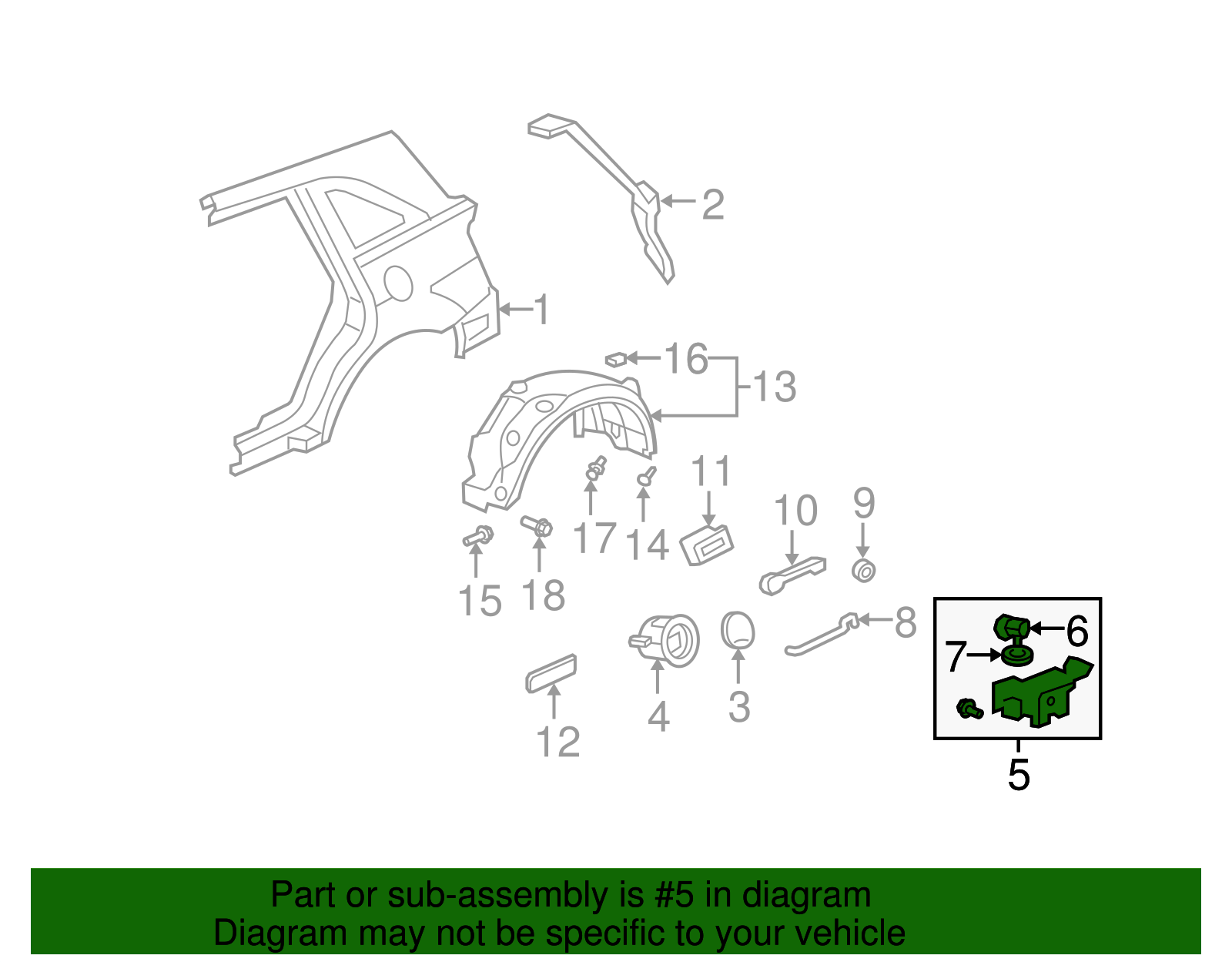 74700-STX-A01 - 2007-2013 Acura MDX - Actuator Assembly, Fuel Lid | All ...