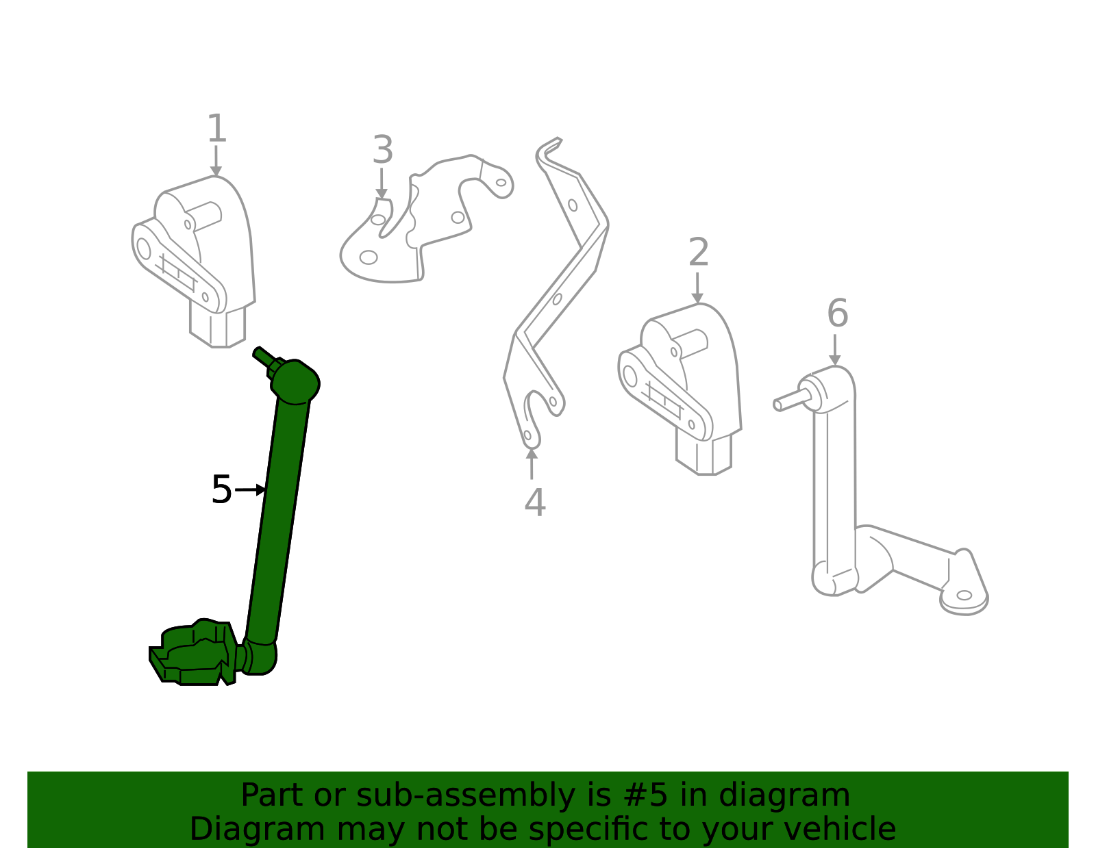 Genuine BMW 37-14-8-851-838 | Adjust Rod | FREE Shipping on Most Orders ...