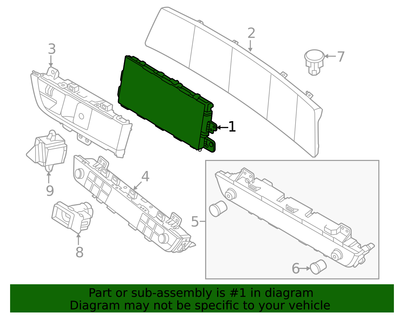 2023-2025 Kia Sportage Cluster Assembly 94003-CH000 | QuirkParts