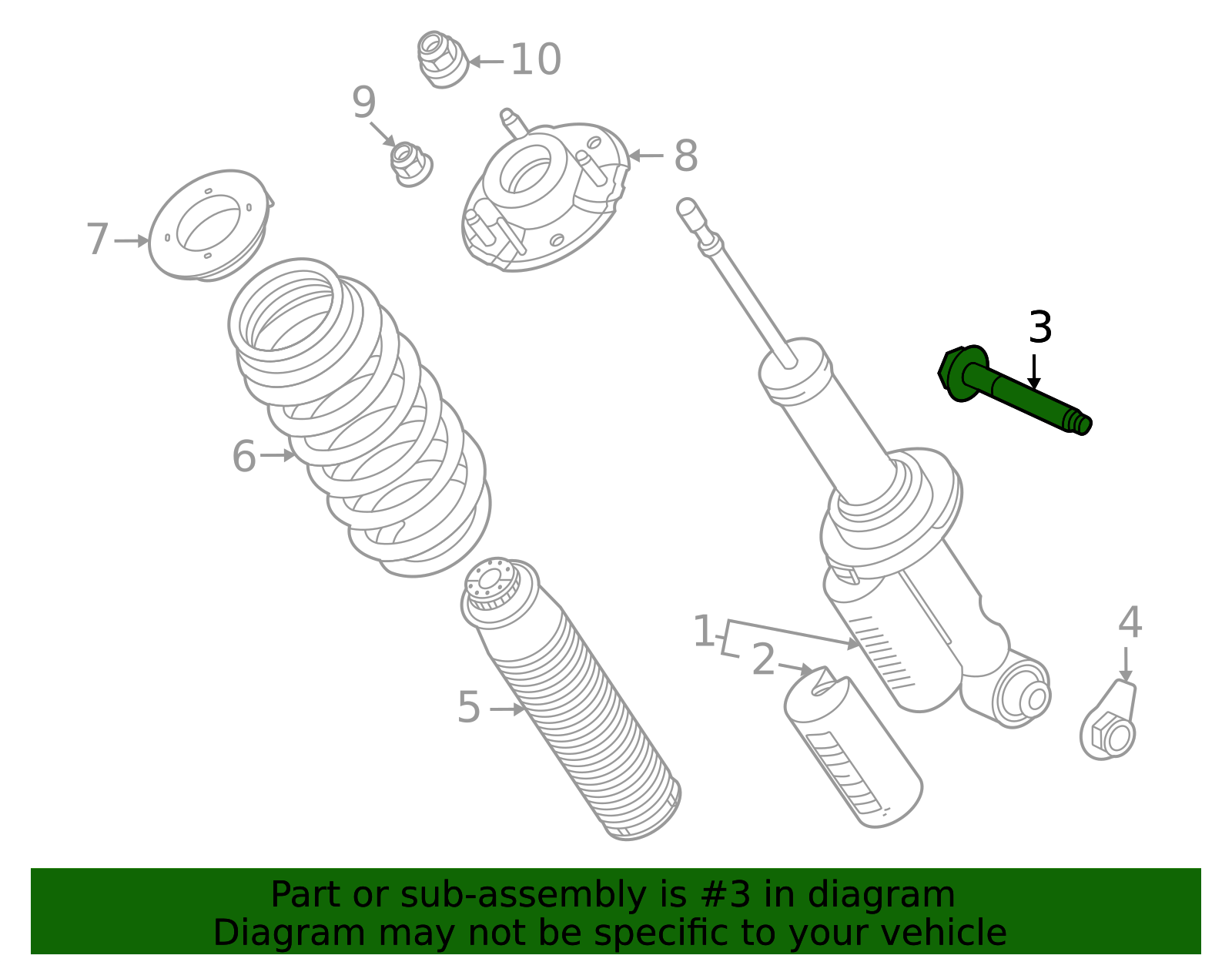2021-2025 Ford Strut Bolt W719177-S439 | OEM Parts Online