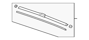 Genuine OEM Acura - Wiper Blade Part# 76620-TYA-A01 | Acura Parts For Less