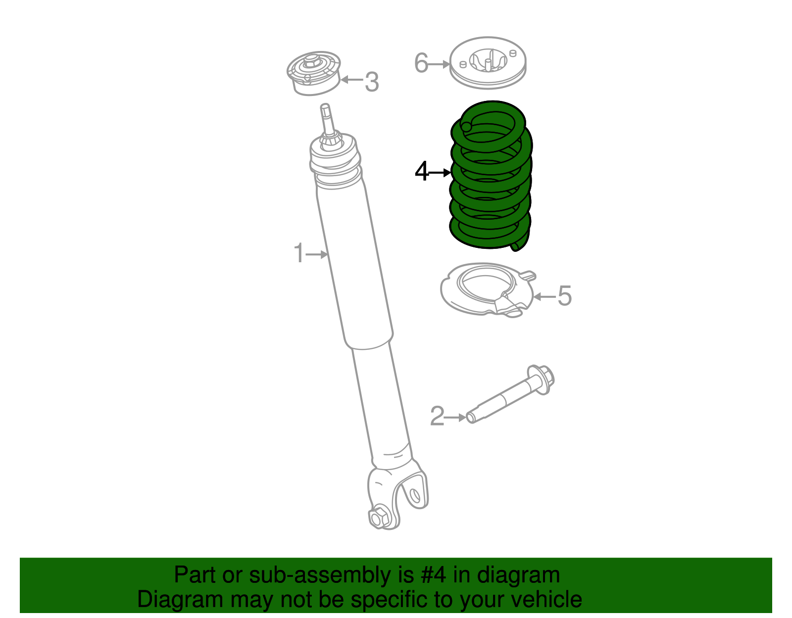 2011-2013 Ford Explorer OEM NEW 2011-2013 Ford Explorer Rear Coil ...