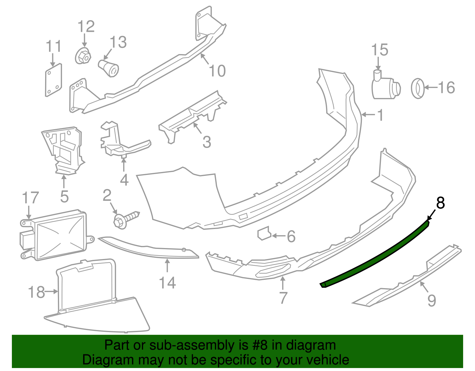 51127308071 - 2014-2018 BMW X5 Trim Molding (51-12-7-308-071) | BMW of ...
