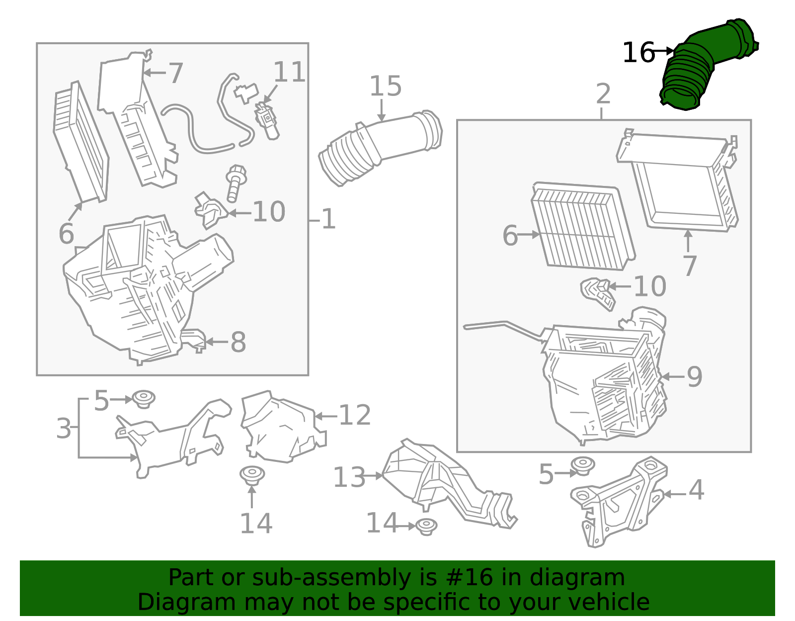 17880-70050 - High-Quality Engine Air Intake Hose for 2018-2025 Lexus ...