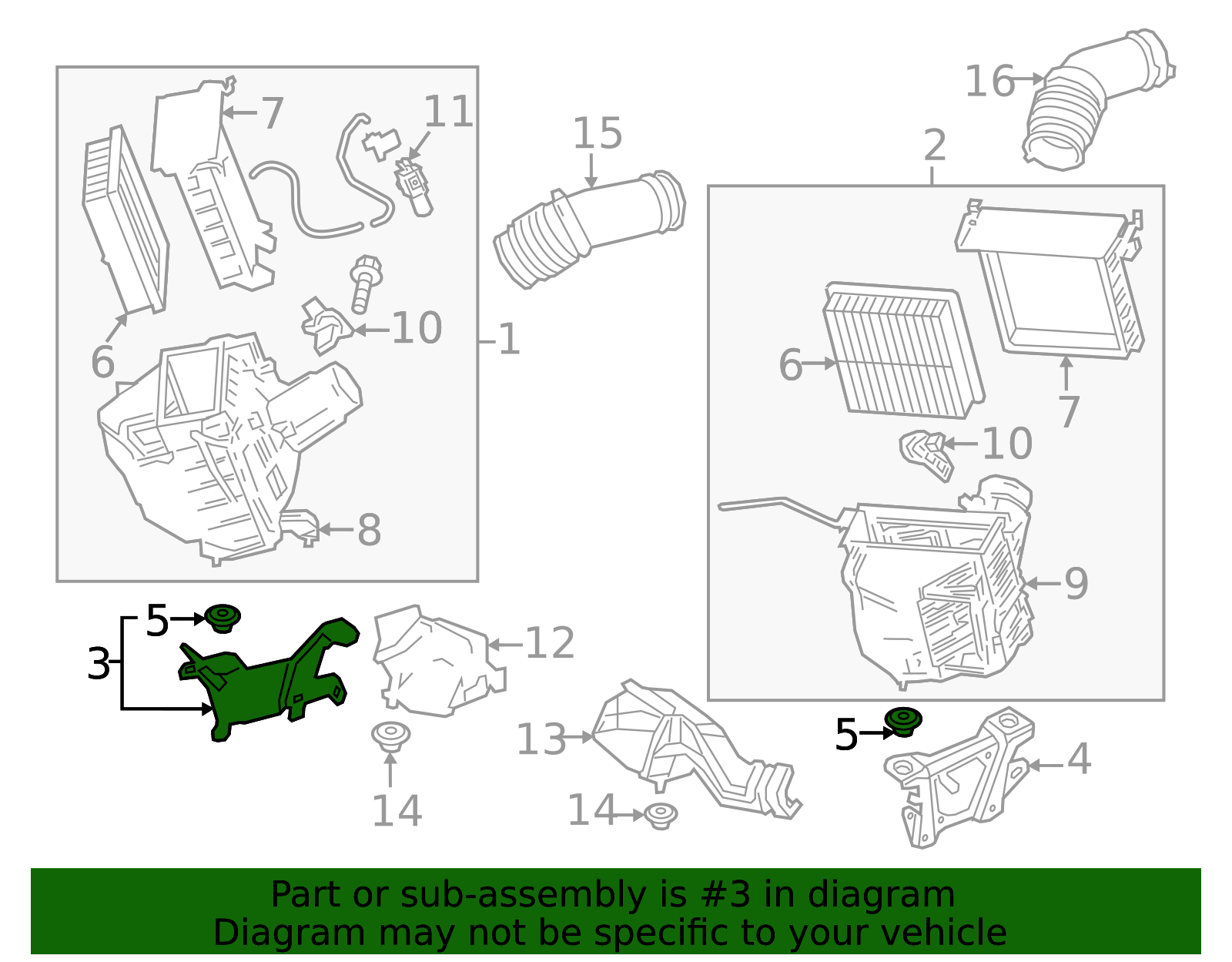 2018-2025 Lexus Air Cleaner Assembly Support Bracket 17850-38010 | OEM ...