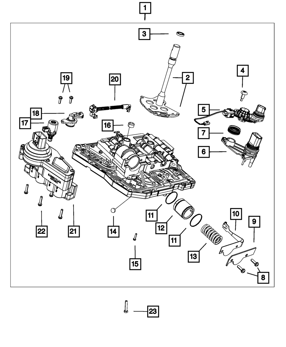 4800171AA - Valve Body Solenoid Package 2003-2012 Mopar | The Official ...