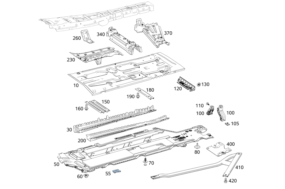 177-680-84-03 - Cover, Substructure 1954-2026 Mercedes-Benz | Mercedes ...