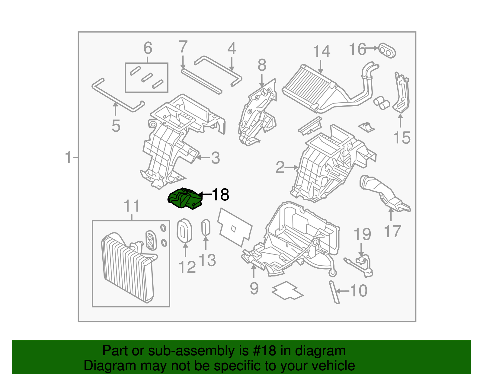 Hyundai - 97111-3M000 - Duct - 2009-2016 Hyundai | OEM Hyundai Parts Outlet