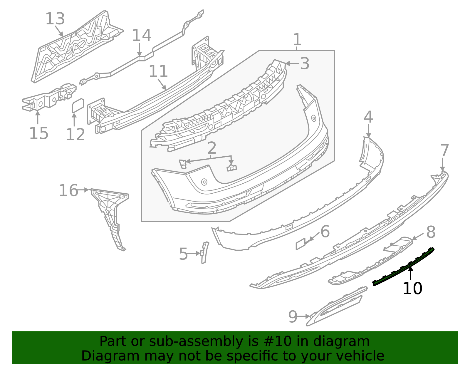 2021-2025 Audi Molding 80A-853-057-T94 | OEM Parts Online