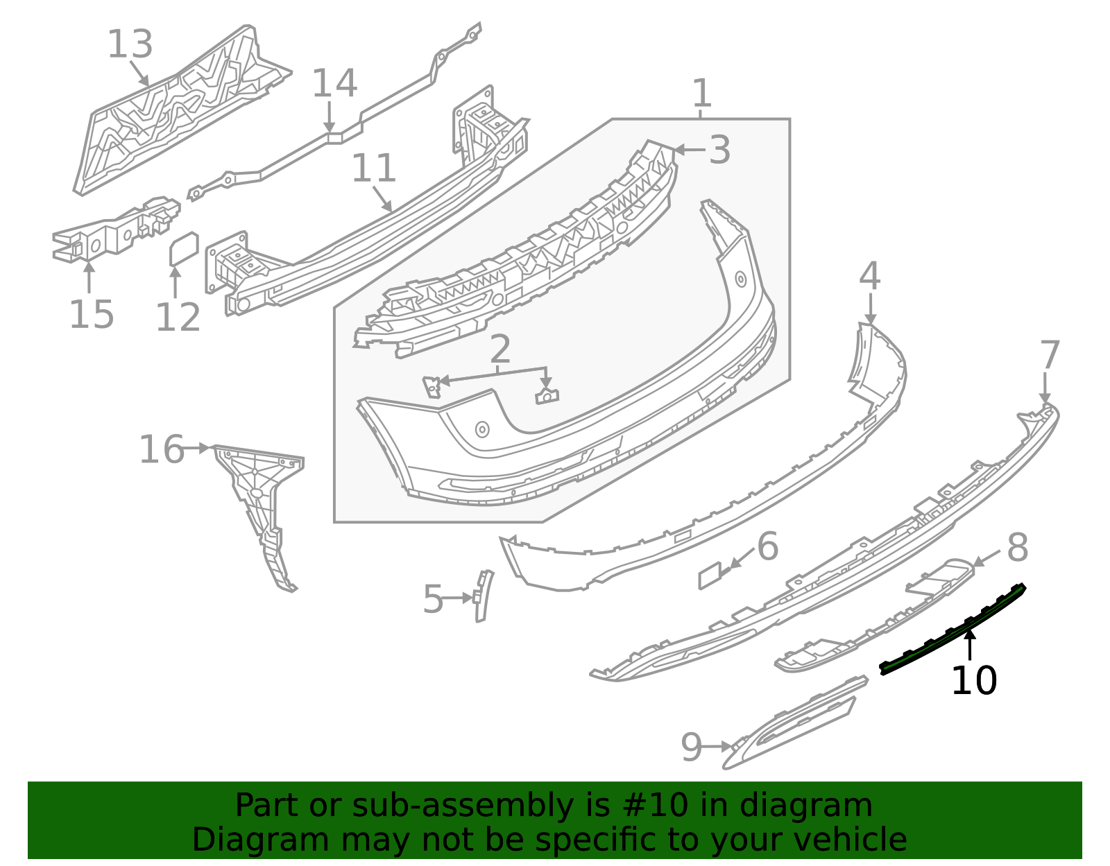 Molding 80A-853-057-T94 | Audi OEM Parts Online