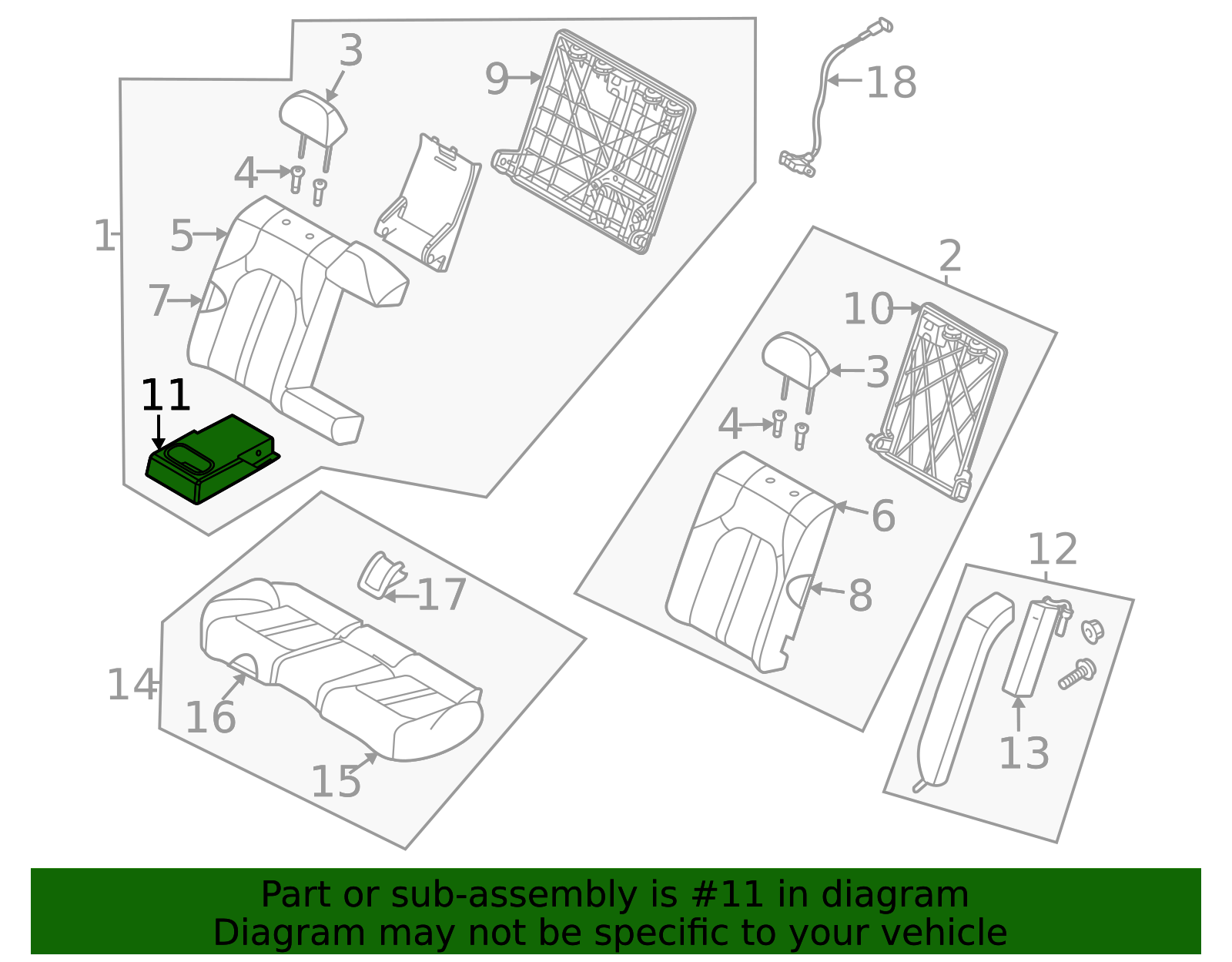 Hyundai - 89900-L1500-VSV - Seat Armrest - 2020-2025 Hyundai Sonata ...