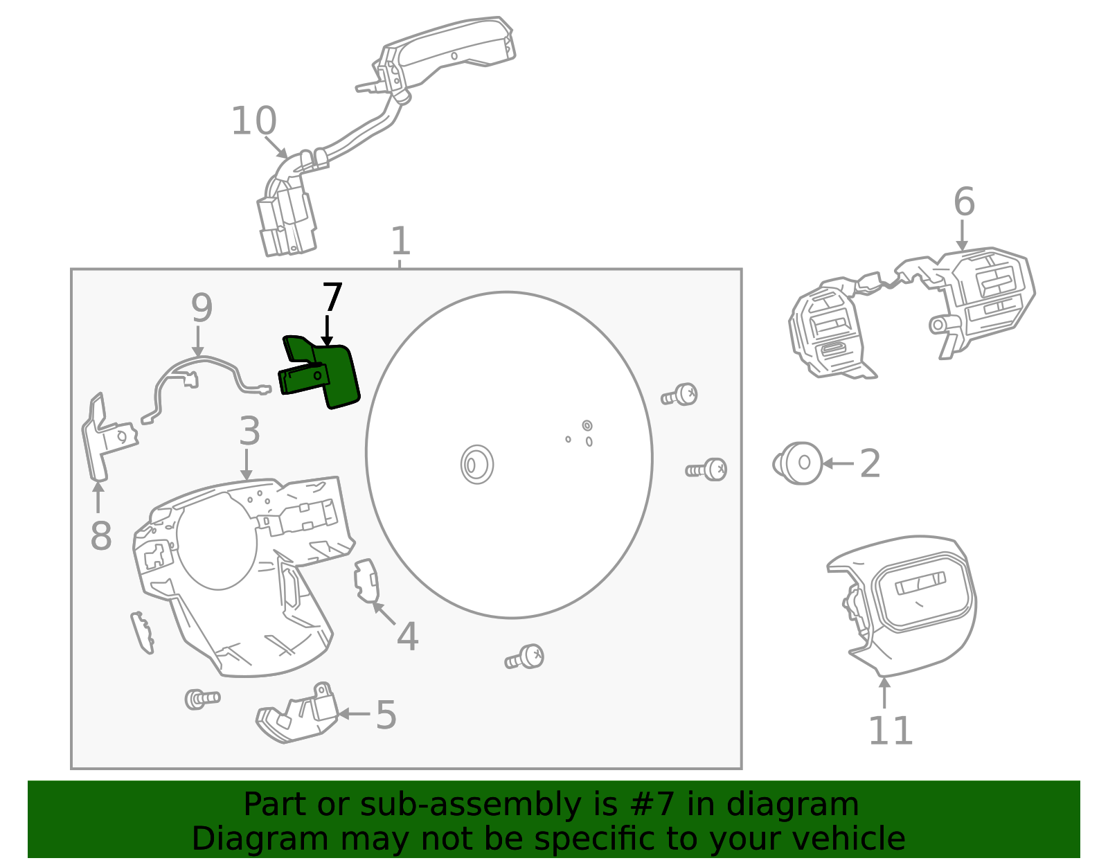 2024-2025 Toyota Land Cruiser Steering Wheel Transmission Shift Control ...