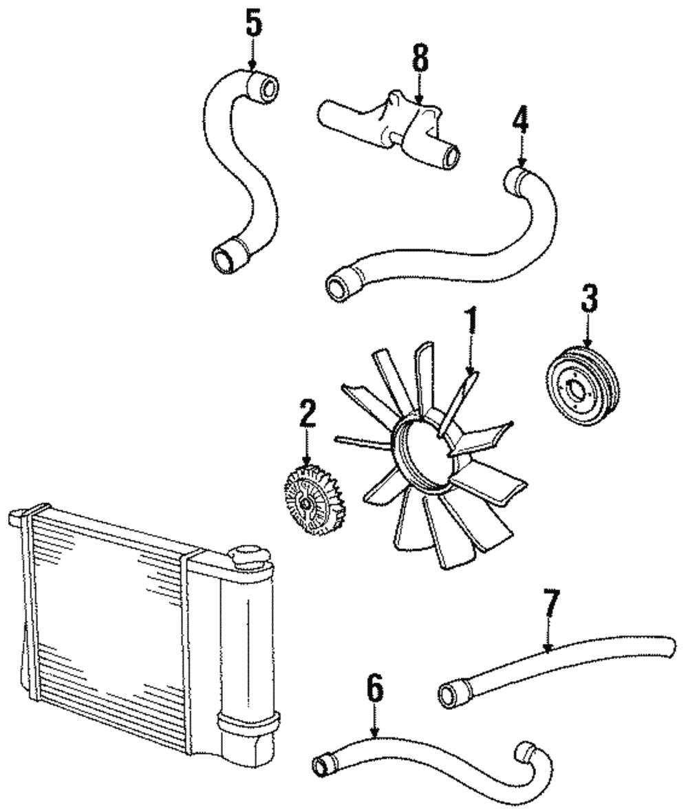 11531721966 - 1985-1995 BMW Thermostat Housing (11-53-1-721-966) | BMW ...
