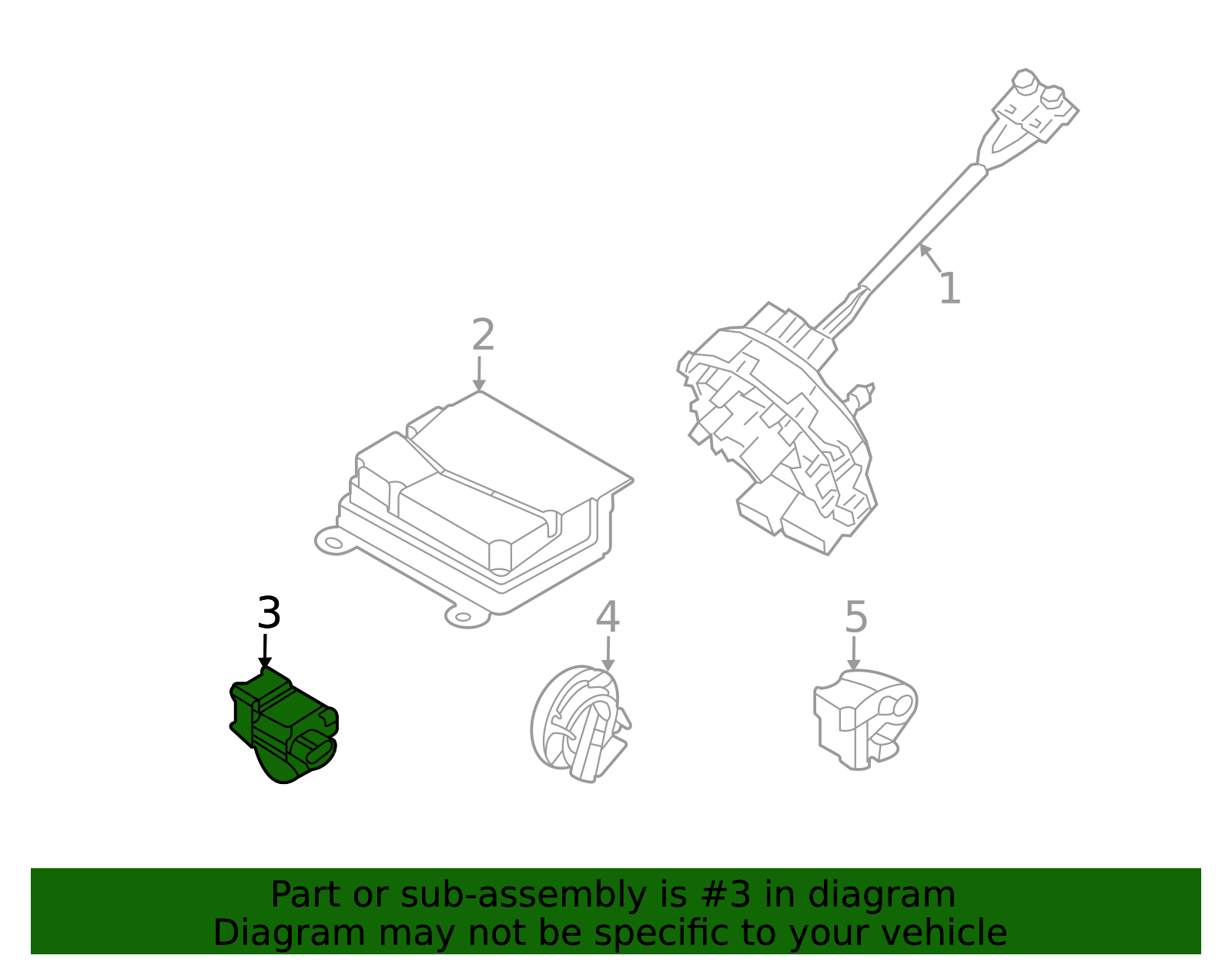 2021-2025 Hyundai Air Bag Impact Sensor 95920-M6000 | OEM Parts Online